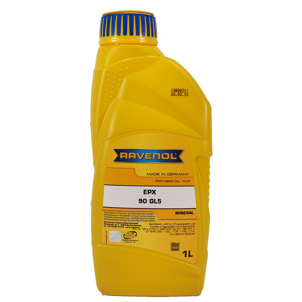 RAVENOL EPX 90 GL5 1L olej przekładniowy do mostu manualnej skrzyni ...