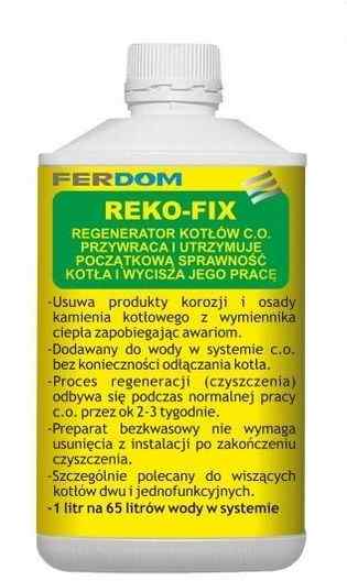 FERDOM REKO-FIX REGENERATOR KOTŁÓW 1L (5907222390986) • Cena, Opinie ...