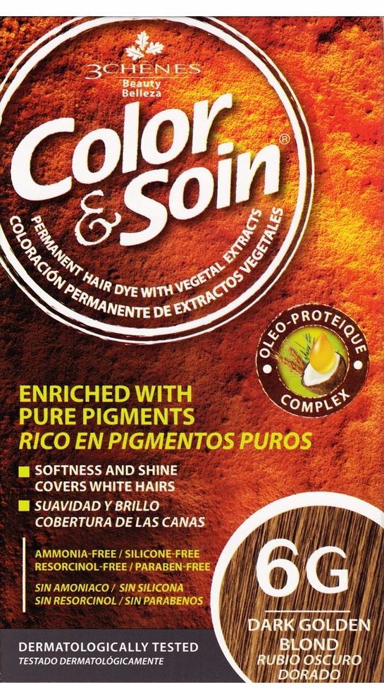 COLOR & SOIN - Farba Do Włosów - KOLOR 6G (3525727539420) • Cena ...