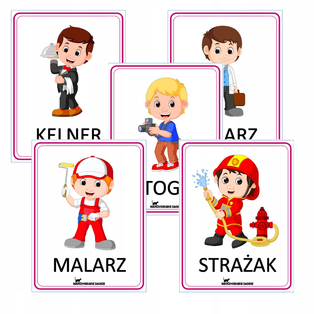 ZAWODY x32 Plansze edukacyjne dla dzieci (9484336004) | Podręcznik Allegro ZAWODY x32 Plansze edukacyjne dla dzieci (9484336004) | Podręcznik Allegro