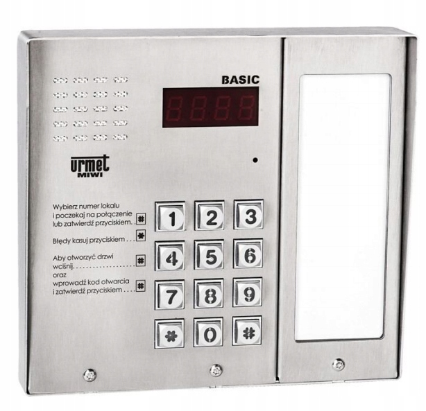 Cyfrowy Domofon Urmet Basic 1062/101D Rf • Cena, Opinie - Allegro