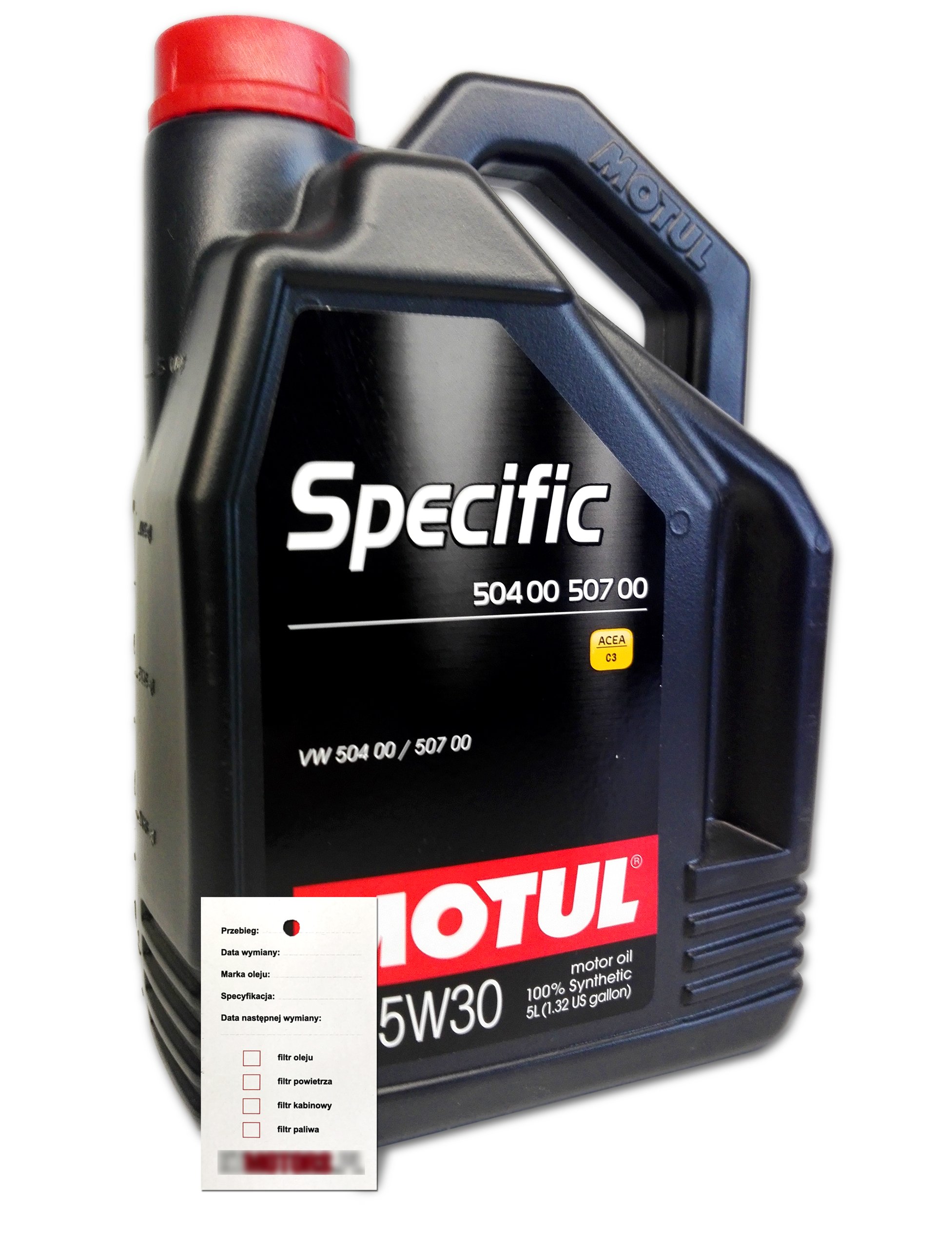 OLEJ 5W30 MOTUL SPECIFIC 504.00/507.00 5L 106375 za 236,80 zł z KIELCE ...