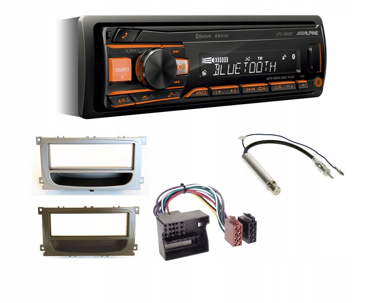 ALPINE UTE-200BT RADIO Bluetooth FORD FOCUS MK2 - Sklep, Opinie, Cena w ...