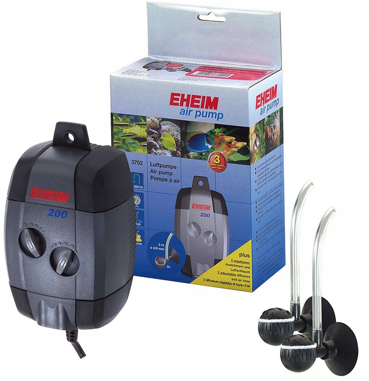 Eheim Air Pump 200 Napowietrzacz Akwarium 200l/h 7781454186 - Allegro.pl