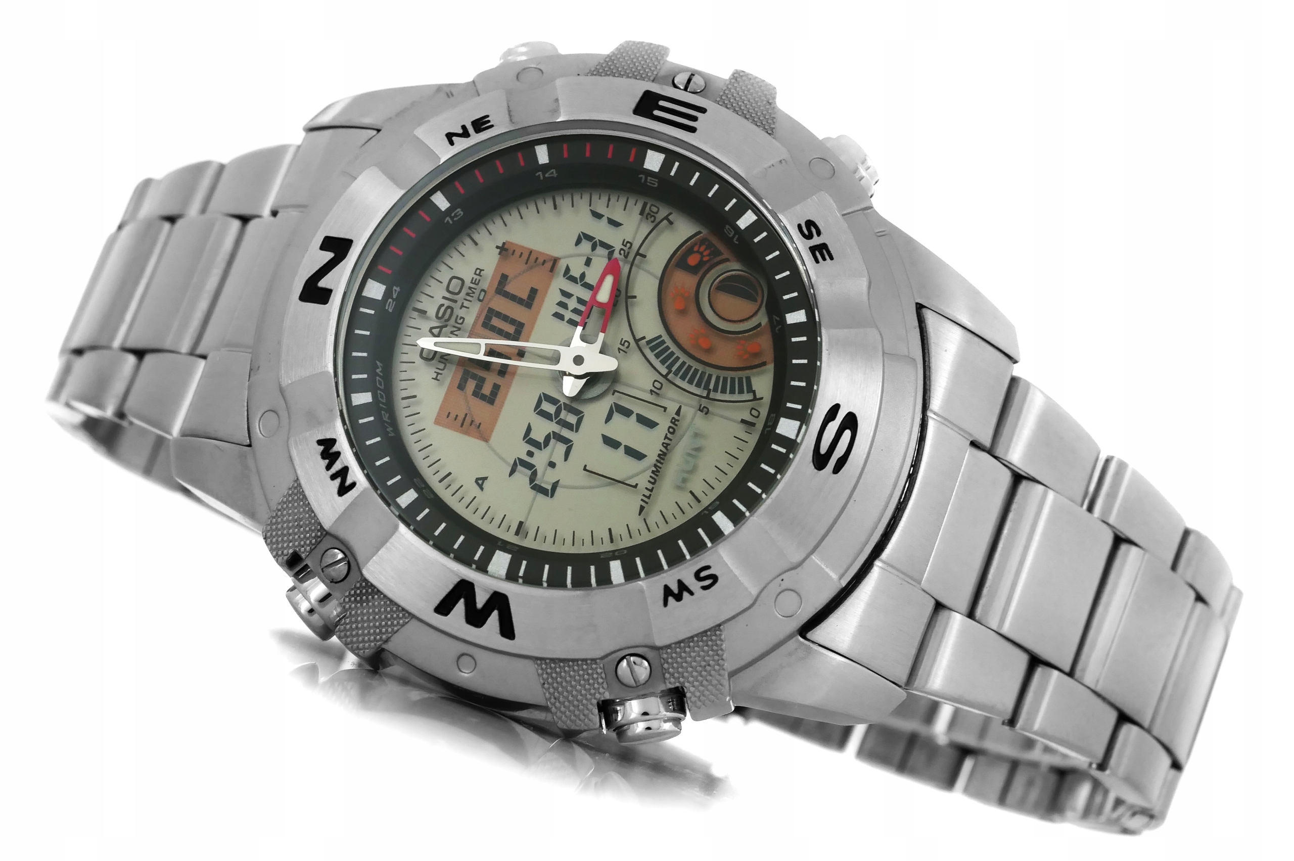 ZEGAREK CASIO męski AMW-704D dla wędkarzy - 7724612428 - oficjalne ...