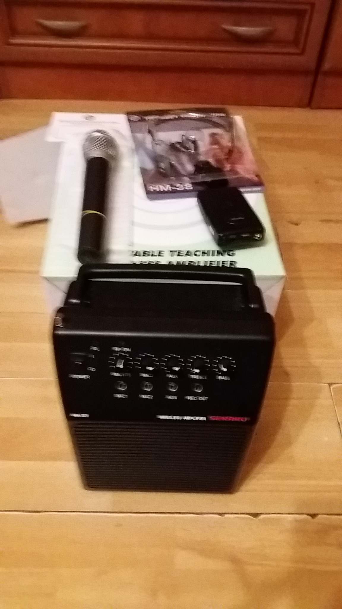 SEKAKU WA-320, NAGŁOŚNIENIE MOBILNE- DWA MIKROFONY - 6961588803 ...