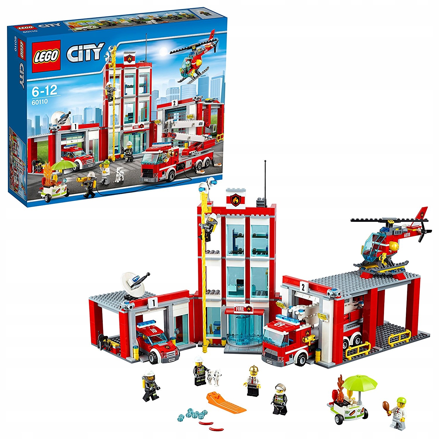 LEGO CITY 60110 REMIZA STRAZACKA STRAZ POZARNA - 7536498424 - oficjalne ...