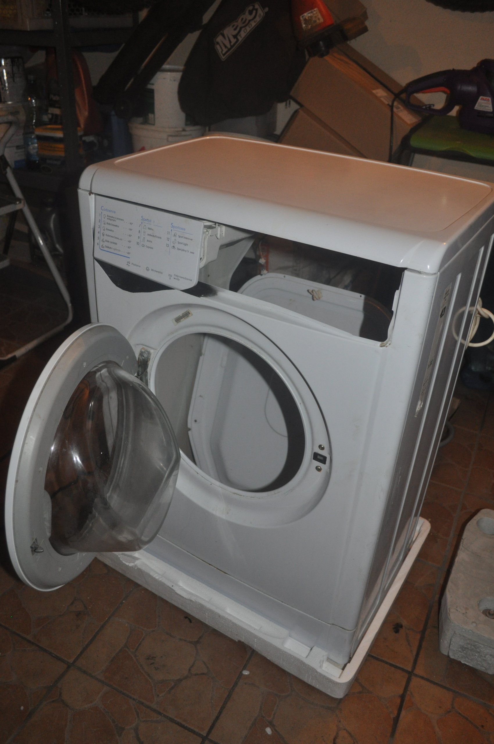 Drzwiczki Obudowa do Pralki INDESIT IWSE5105 - 7301739547 - oficjalne ...