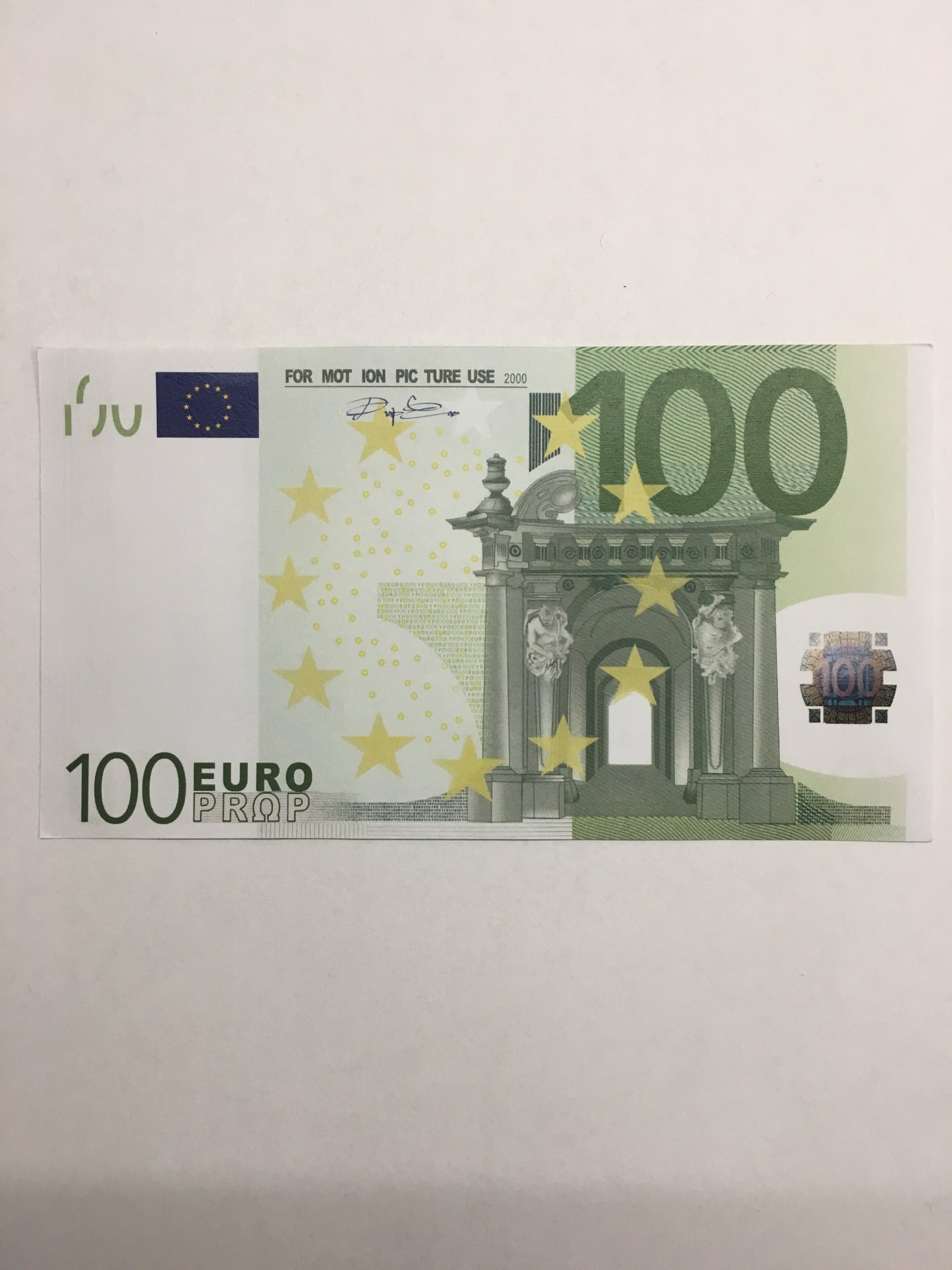 BANKNOT 100 EURO SERIA Z 2000 ROKU - 6996968897 - oficjalne archiwum ...