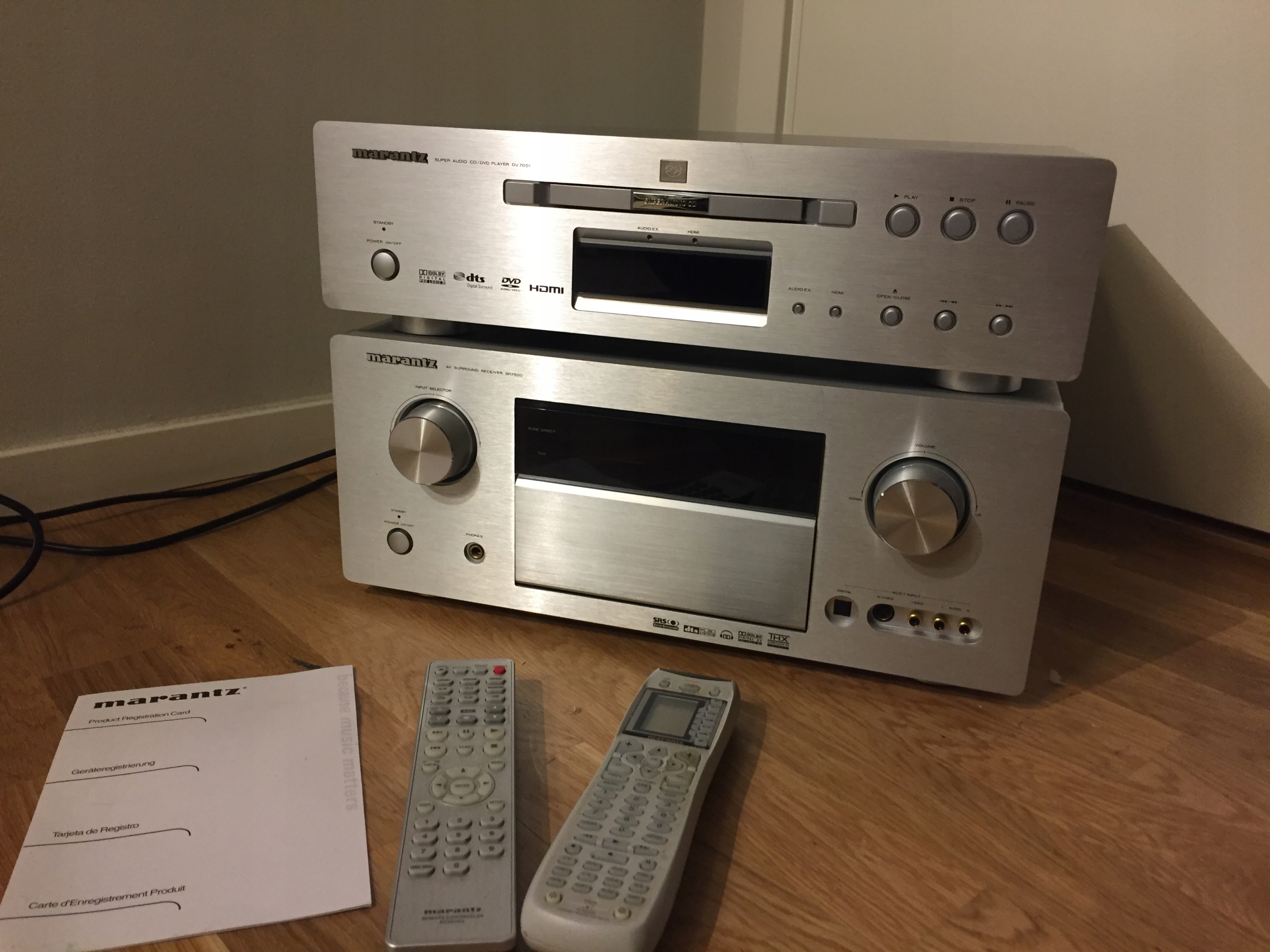 DVD MARANTZ DV 7001 CD SACD DVD Audio/Video SALON - 7727058171 ...