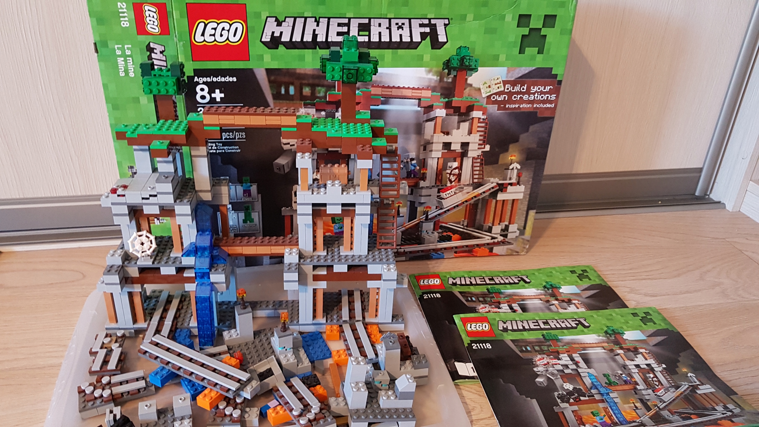 LEGO MINECRAFT KOPALNIA 21118 kopalnia minecraft - 7663253752 ...