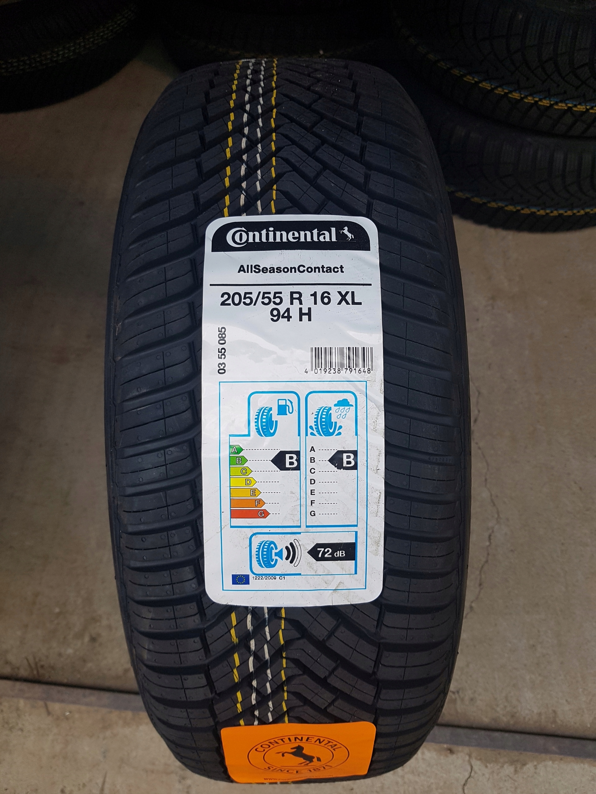 4x 205/55 R16 94H XL Continental AllSeasonContact - 7515355768 ...