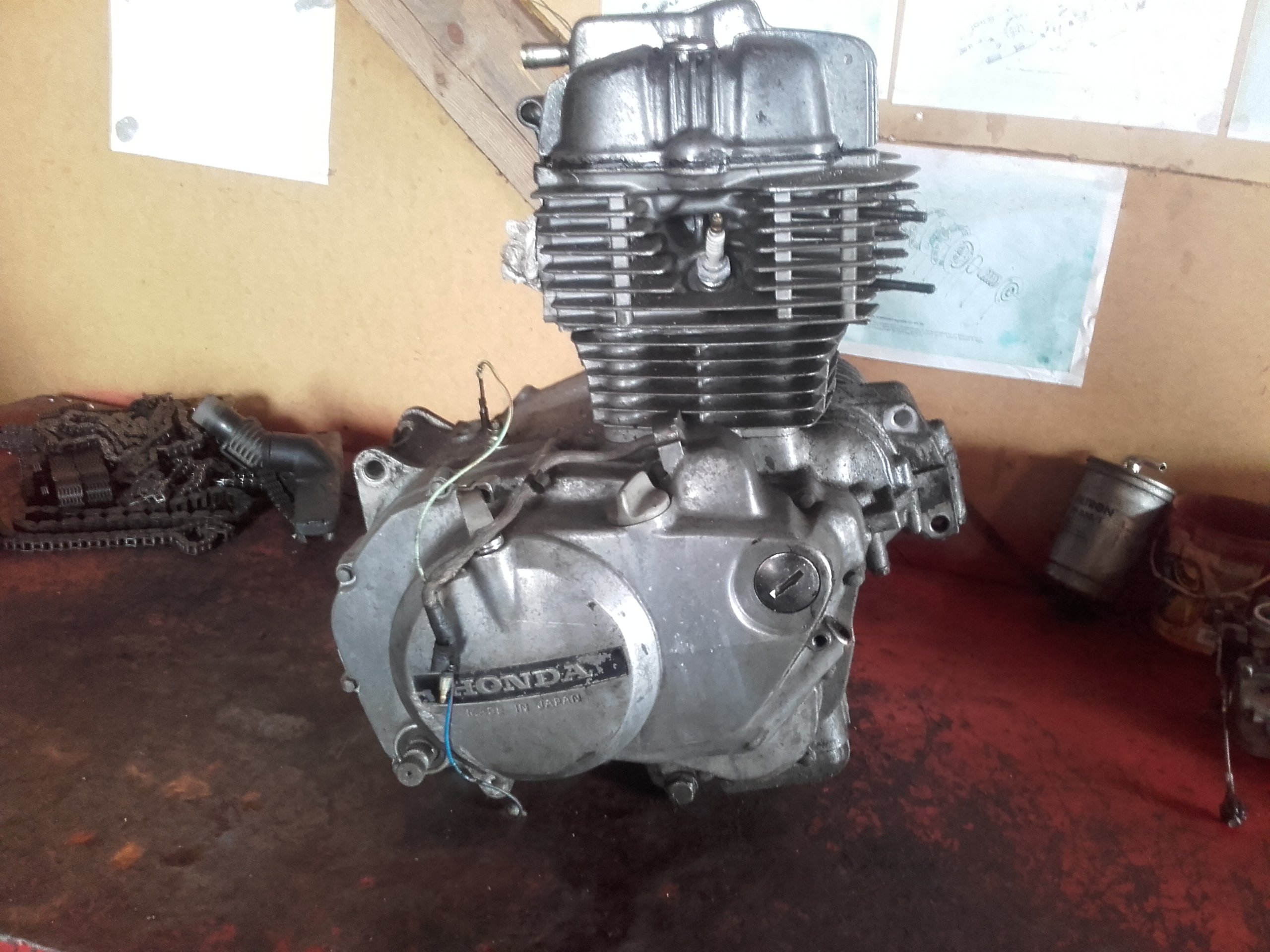 honda cb 250 cb250 silnik - 6785128266 - oficjalne archiwum allegro