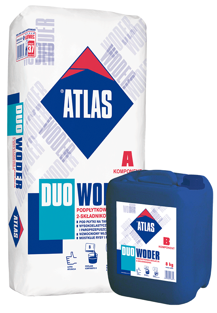 Atlas WODER DUO wodoszczelna zaprawa hydroizolacja - 7523942692 ...
