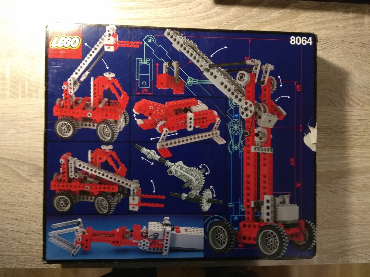 LEGO TECHNIC 8064 - NOWY - UNIKAT Z 1990 ROKU !!!! - 7584270574 ...