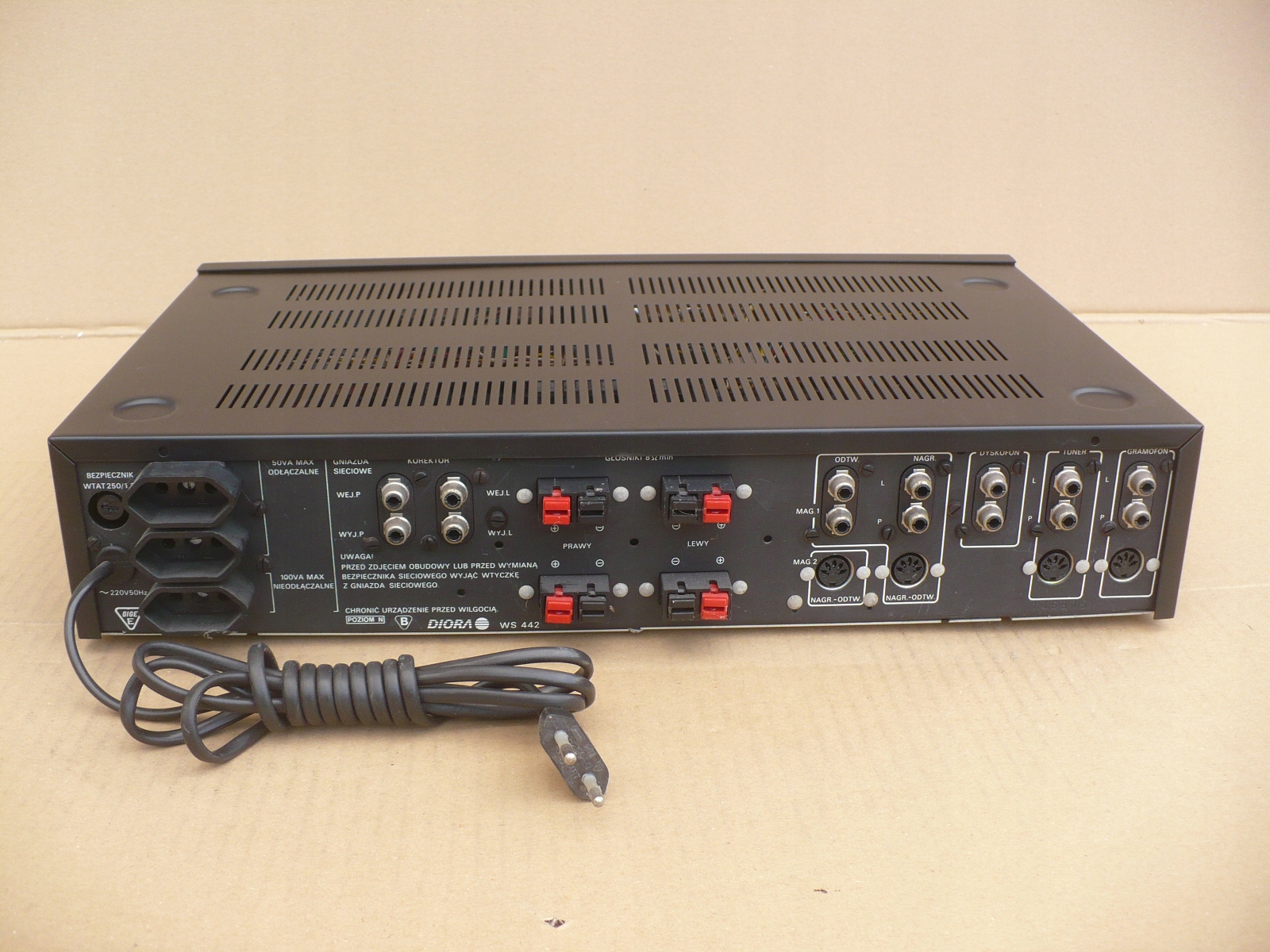 WZMACNIACZ WS 442 UNITRA DIORA - 7698530983 - oficjalne archiwum allegro