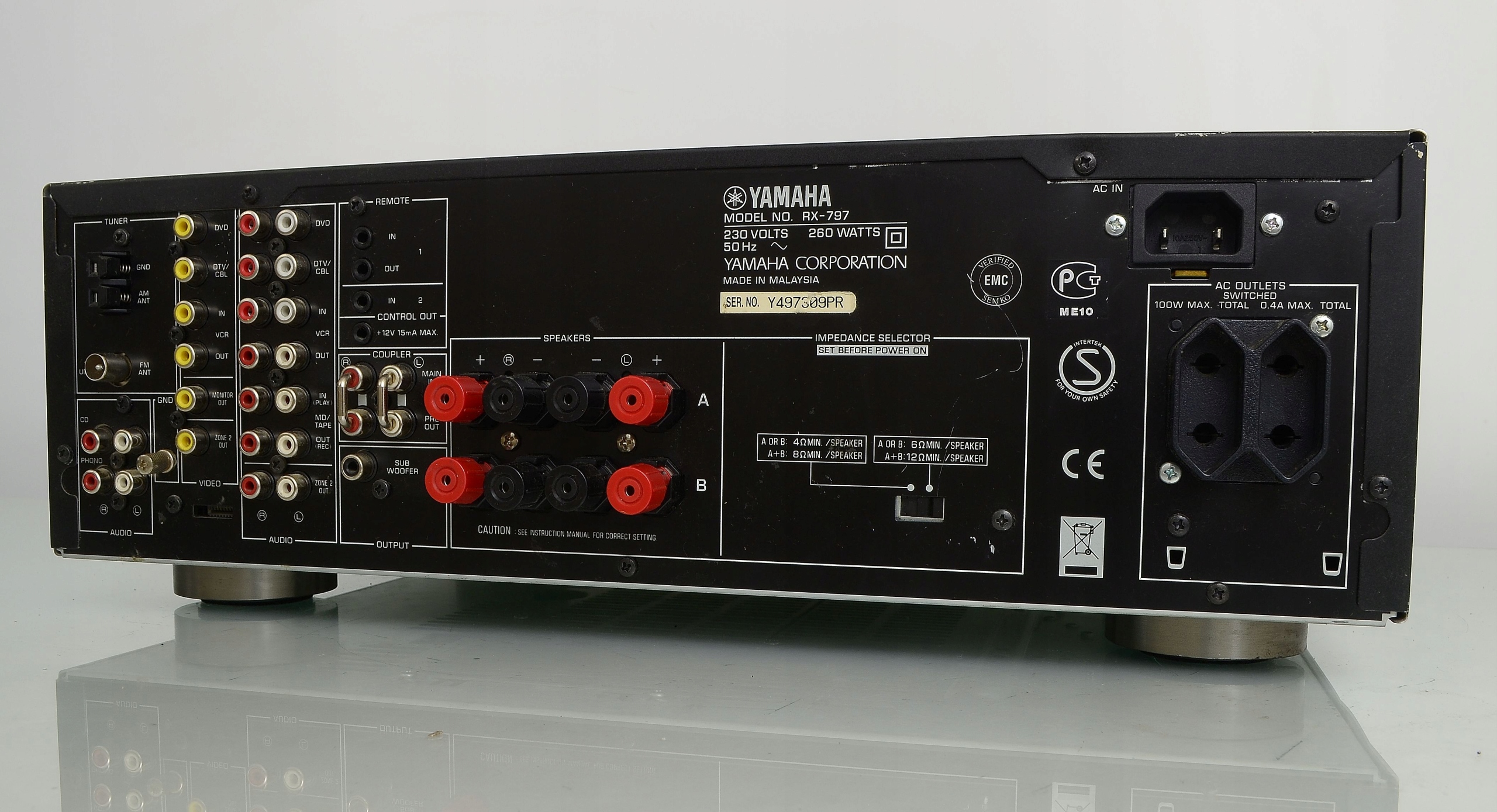 YAMAHA RX-797 WYSOKIEJ KLASY AMPLITUNER STEREO - 7692553598 - oficjalne ...