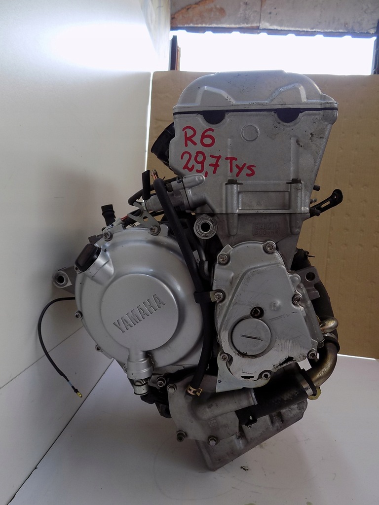 YAMAHA R6 YZF 600 RJ03 5EB SILNIK SPRAWNY - 7474446253 - oficjalne archiwum Allegro