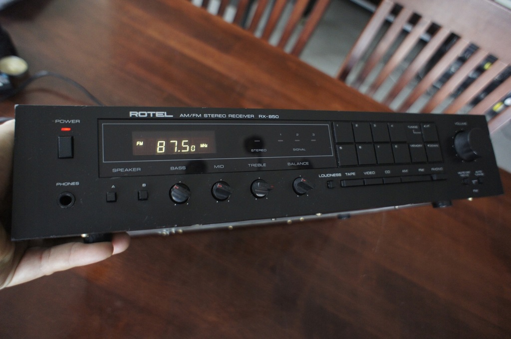 Rotel RX850 RX 850 amplituner vintage wzmacniacz - 7563184285 ...