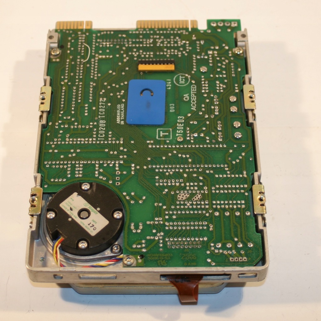 RETRO DYSK TWARDY BIG MFM SEAGATE ST-225 DOS 6.22 - 7642628382 ...