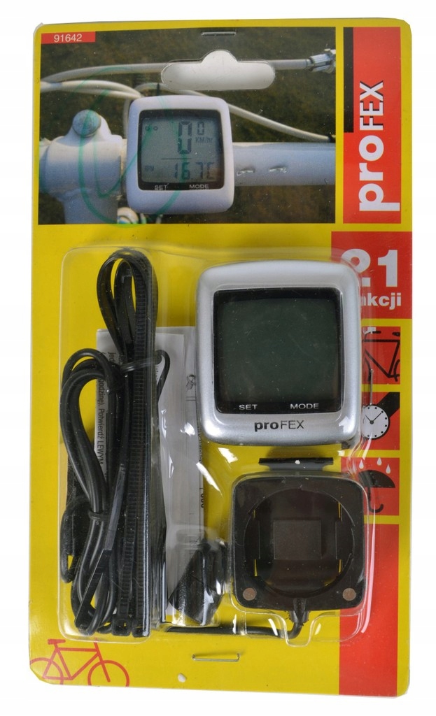 DI LICZNIK ROWEROWY PROFEX 21 FUNKCJI - 6721494807 - oficjalne archiwum Allegro
