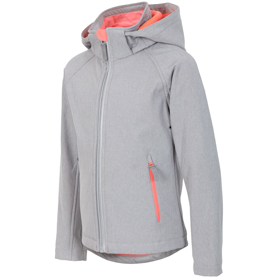 KURTKA SOFTSHELL 4F szary melanż JR SIZE 134 - 7018750772 - oficjalne ...