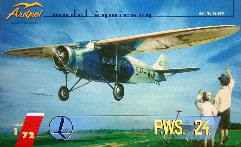 1/72 Ardpol PWS 24 model z żywicy - 7297949773 - oficjalne archiwum Allegro