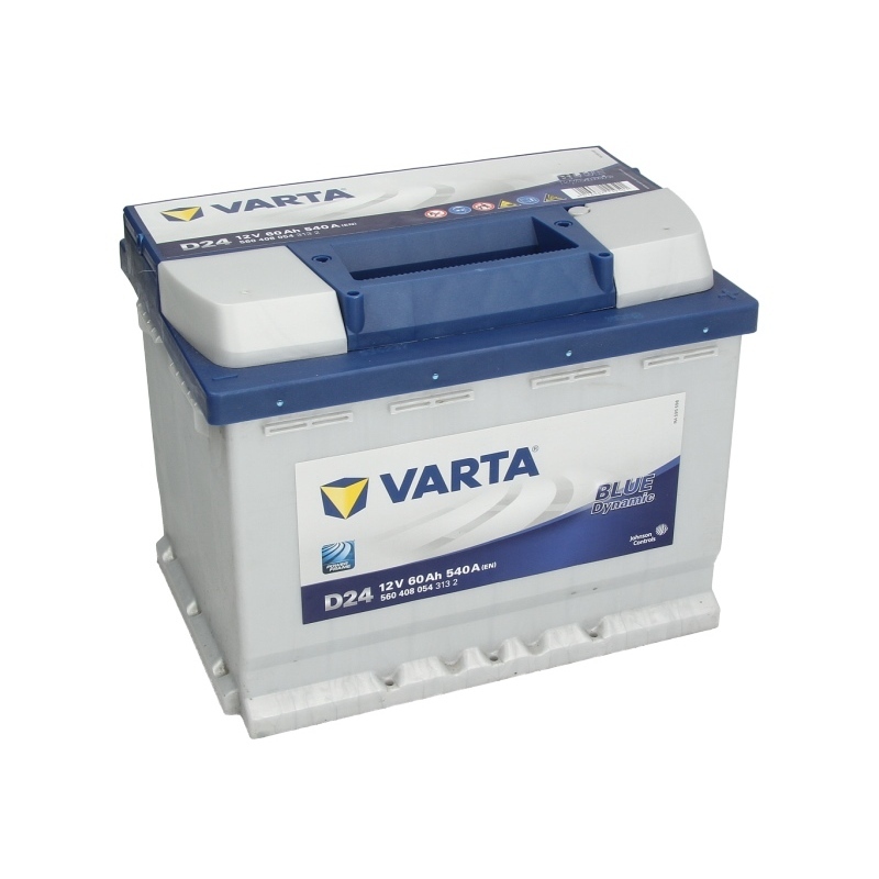 AKUMULATOR VARTA BLUE DYNAMIC D24 - 60AH 540A P+ T - 7186581152 ...