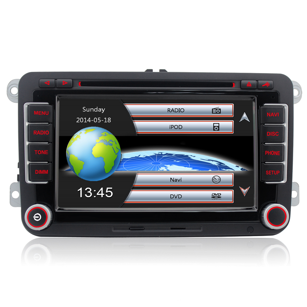 Radio nawigacja 2din VW PASSAT B6 B7 GOLF 5V 6 VI - 7460019024 - oficjalne archiwum Allegro