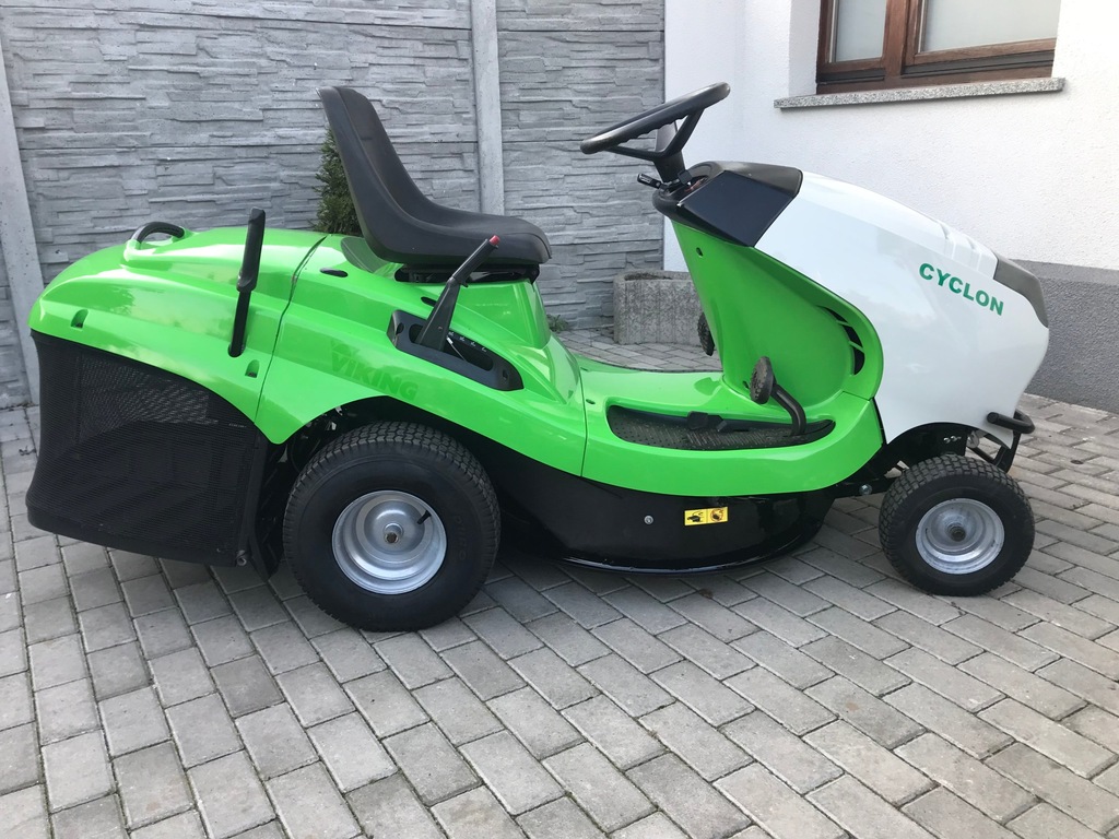 Kosiarka traktorek VIKING CYCLON 14 KM z koszem - 7291122563 ...