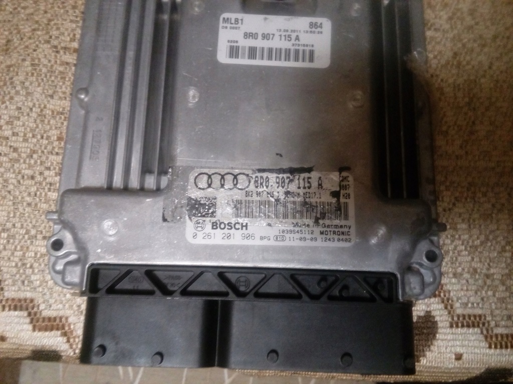 ECU AUDI Q5 2.0 8R0907115A 0261201906 DOPISZĘ - 7579507087 - oficjalne ...