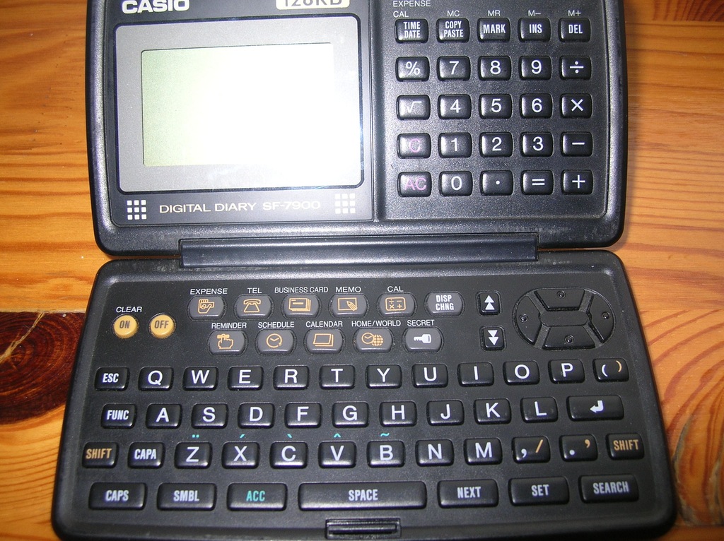 Organizer Casio SF 7900 poj 128 kb - 7372212326 - oficjalne archiwum ...