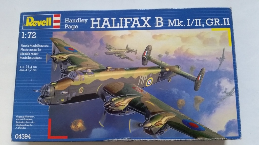 Handley Page Halifax Revell 1/72 - 7195841097 - oficjalne archiwum Allegro