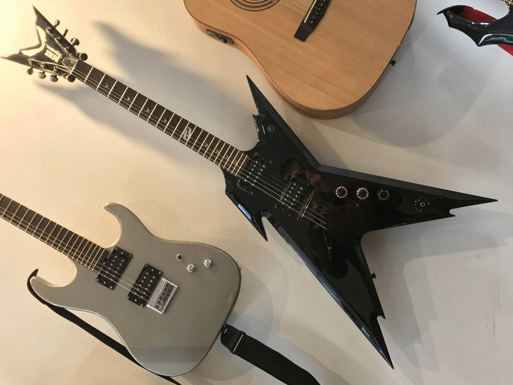 Gitara elektryczna DEAN Razorback V ST CBK czarna! - 6996750943 ...