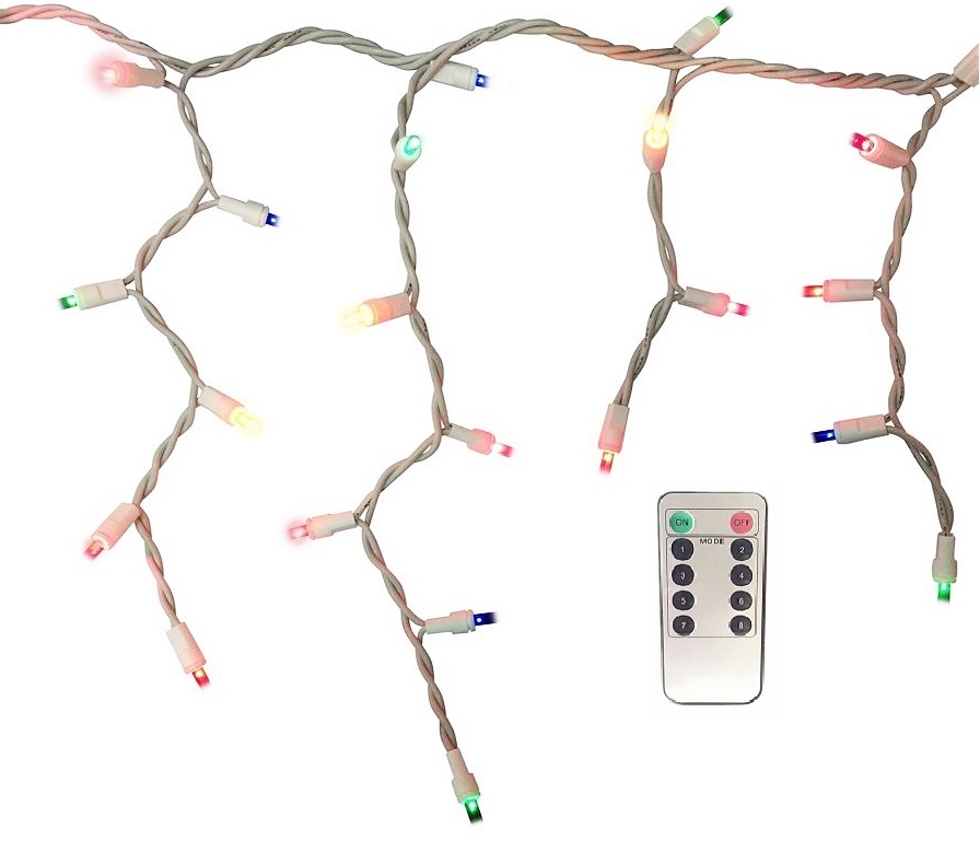 LAMPKI CHOINKOWE SOPLE 500 LED MULTIKOLOR + PILOT - 7064251484 ...