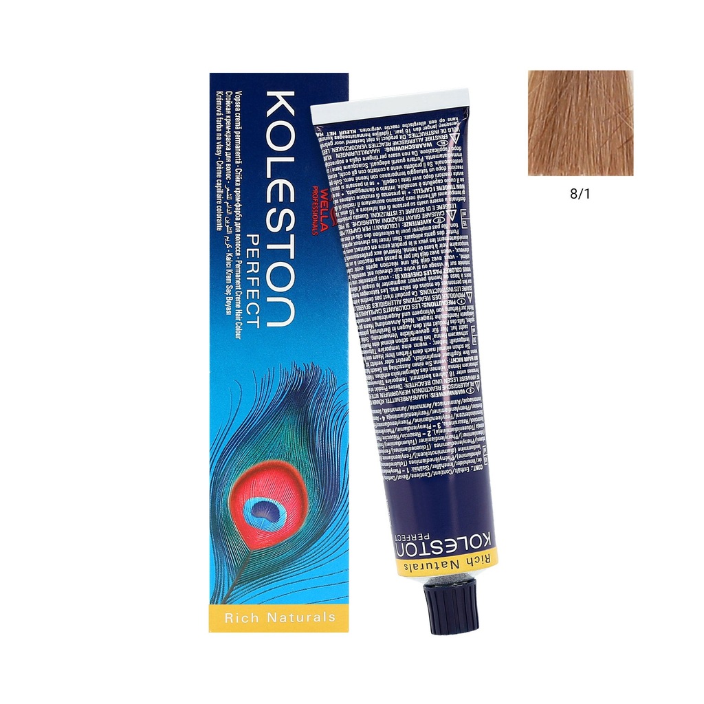 WELLA KOLESTON PERFECT FARBA 8/1 RICH NATURALS - 7366939419 - oficjalne ...
