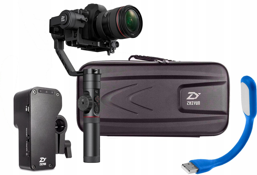 ZHIYUN CRANE 2 GIMBAL + SILNIK SERVO FOLLOW FOCUS - 7035505604 ...