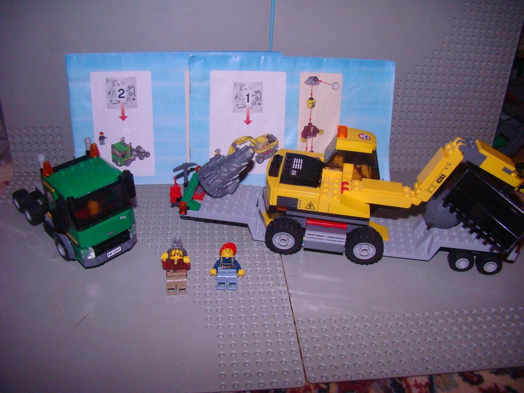 LEGO 4203 KOPALNIA ZŁOTA KOPARKA Z TRANSPORTEREM - 7159117745 ...
