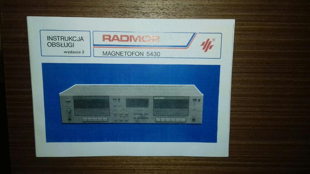 Instrukcja obsługi magnetofon Radmor 5430 - 7180874461 - oficjalne ...