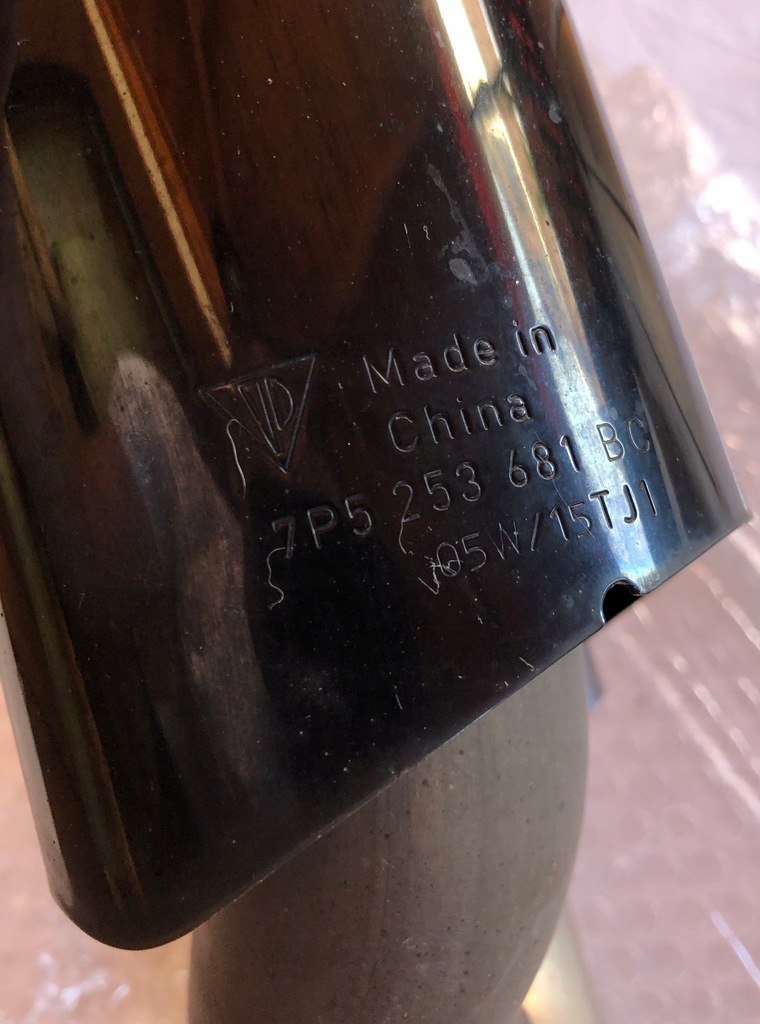 KONCOWKA WYDECHU PORSCHE CAYENNE 95811125112 - 7494039178 - oficjalne ...