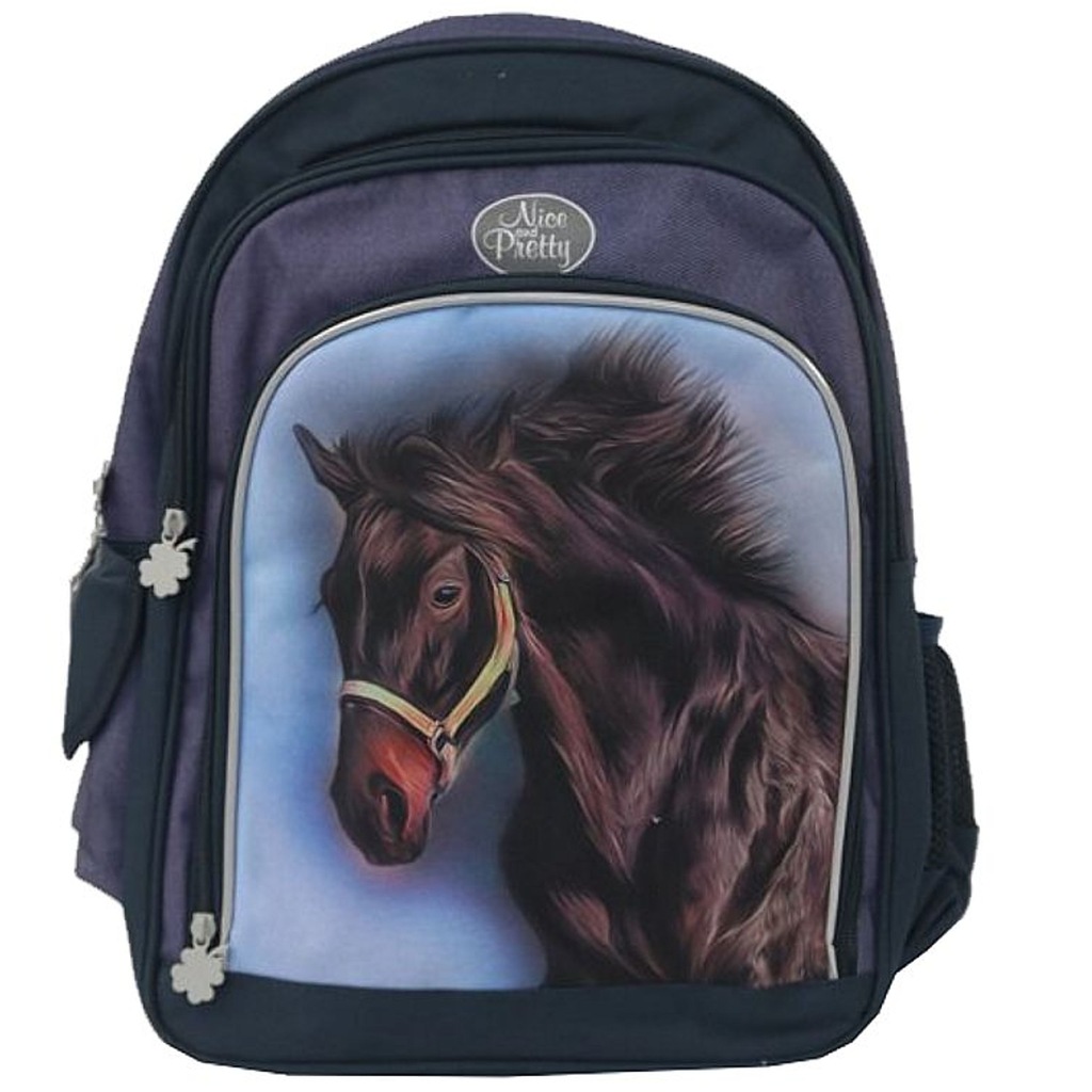PLECAK SZKOLNY Z KONIEM TORNISTER KOŃ KONIE KONIK - 6762115637 - oficjalne archiwum Allegro