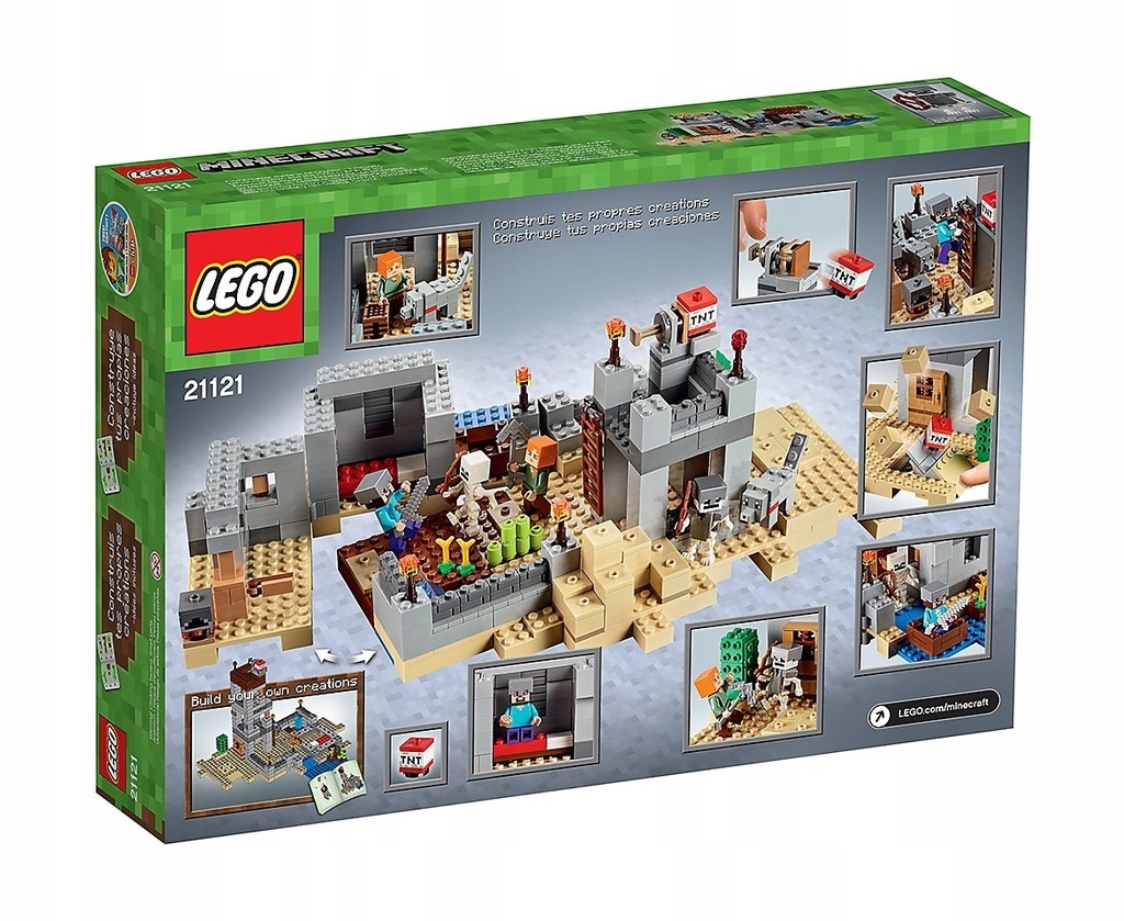 LEGO MINECRAFT 21121 PUSTYNNY POSTERUNEK TANIO!!!! - 7652099245 ...