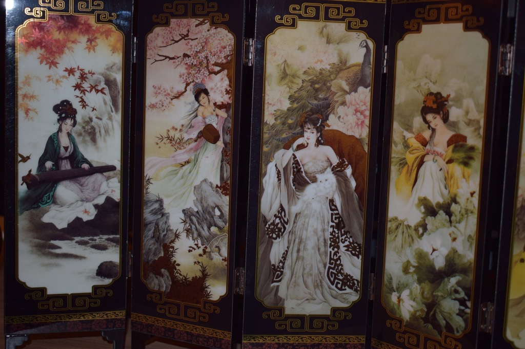 Wyjątkowy chiński parawan - 7097814955 - oficjalne archiwum Allegro