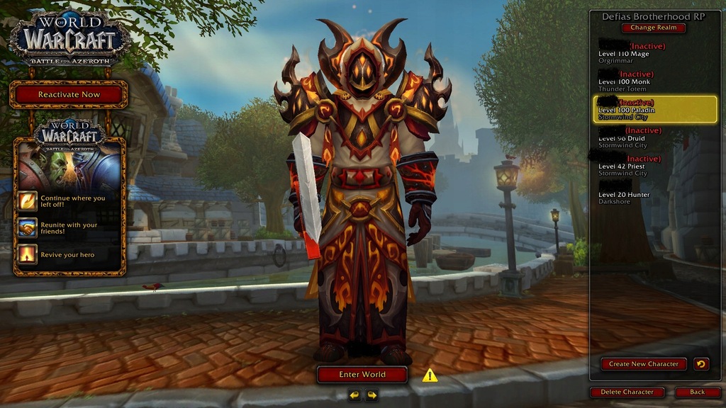 Konto WoW World of Warcraft BfA Defias Brotherhood - 7576811053 ...