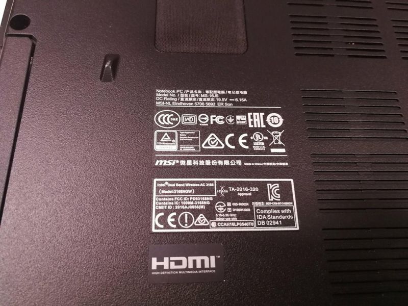 LAPTOP GAMINGOWY MSI MS-16J5 - 7242054504 - oficjalne archiwum Allegro