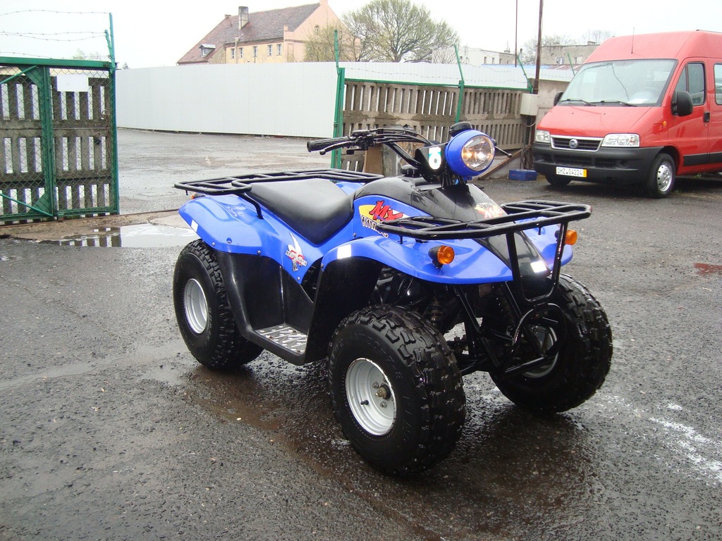 Quad KYMCO 50 MXU duża rama - 7294826425 - oficjalne archiwum Allegro
