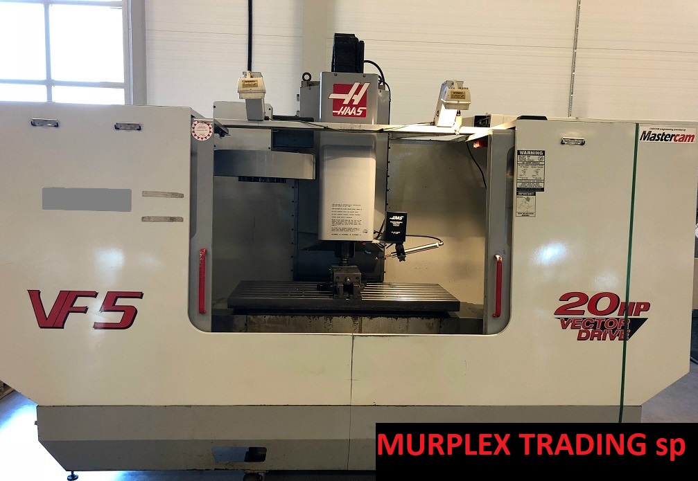 Centrum frezarka CNC HAAS VF-5 + 4oś HRT - 7547994814 - oficjalne archiwum Allegro