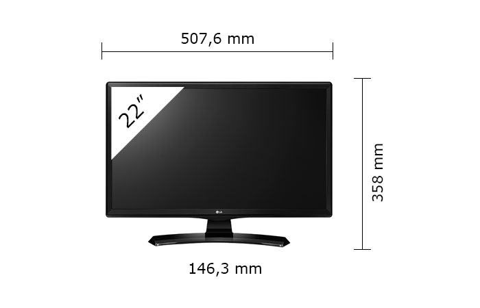 Monitor 22" LG 22MT49DF-PZ DVB-T/C !PROMOCJA! - 7226104018 - oficjalne archiwum Allegro