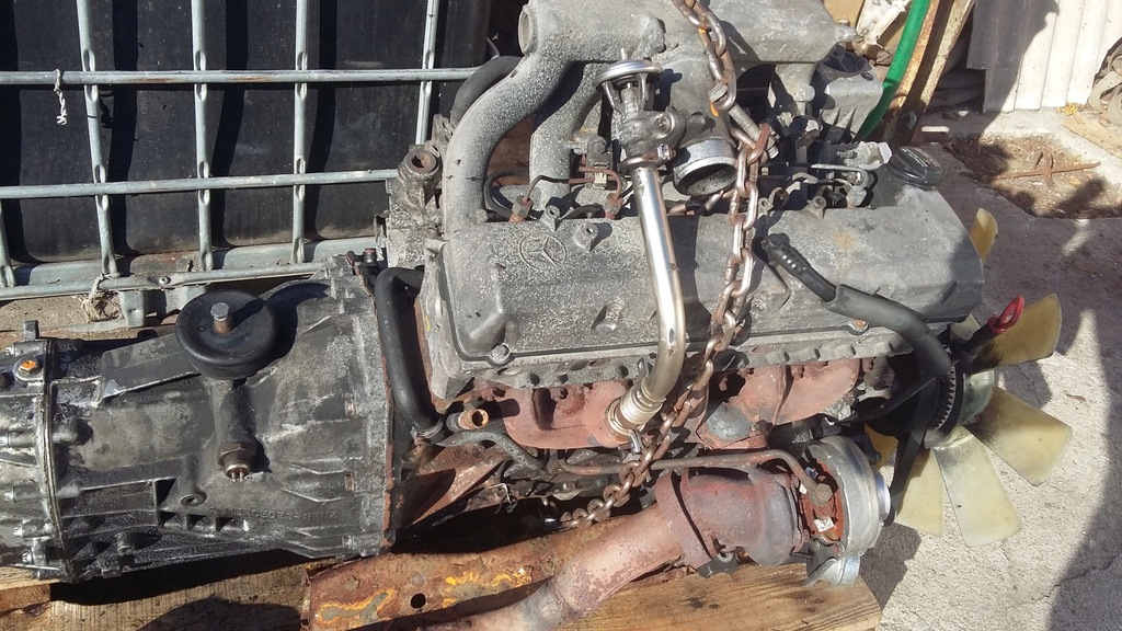 Silnik Sprinter 312 D 2.9 TD Kompletny Skrzynia - 7580757151 ...