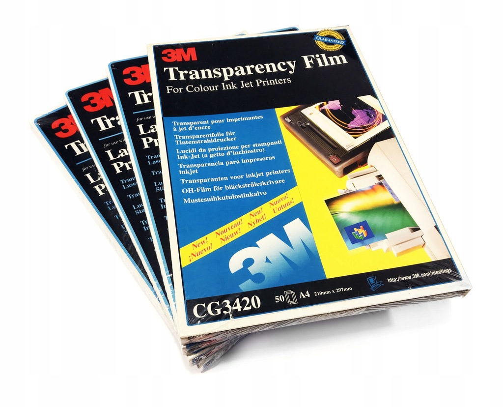 3M 3x CG3300 Folia do drukarek laserowych + CG3420 - 7682105194 ...